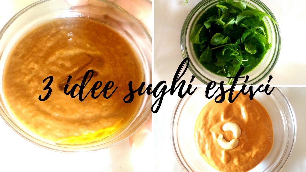 3 IDEE DI SUGHI ESTIVI PER PASTA SENZA COTTURA | IDEE SALSE ESTIVE ...