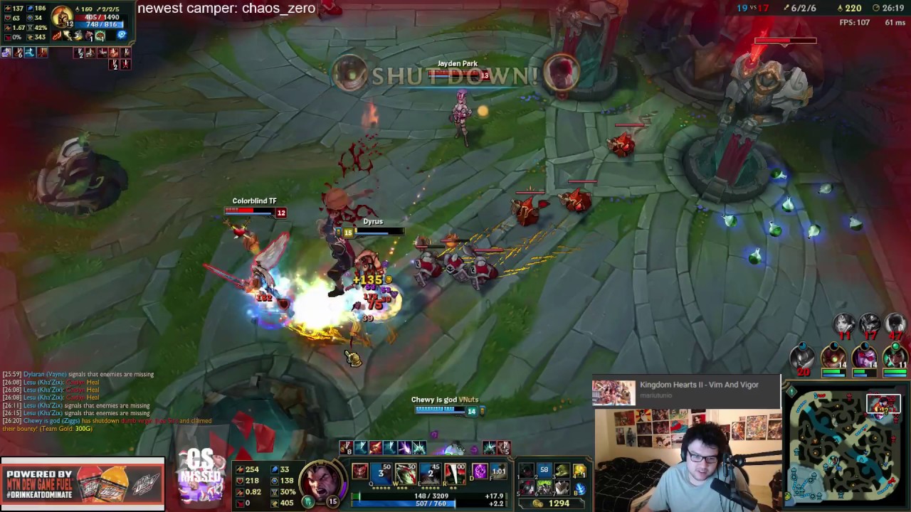 Darius weird rage on stream - YouTube