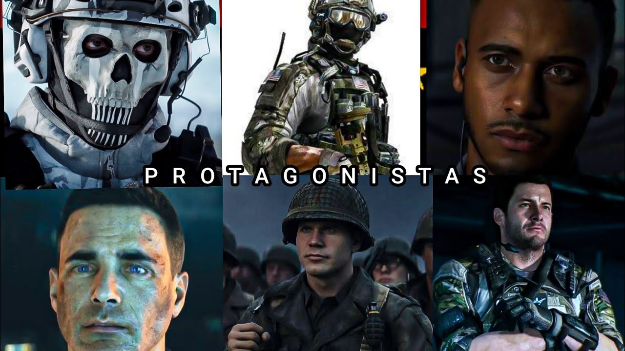 CURIOSIDADES sobre los PROTAGONISTAS de la SAGA - Call of Duty - YouTube