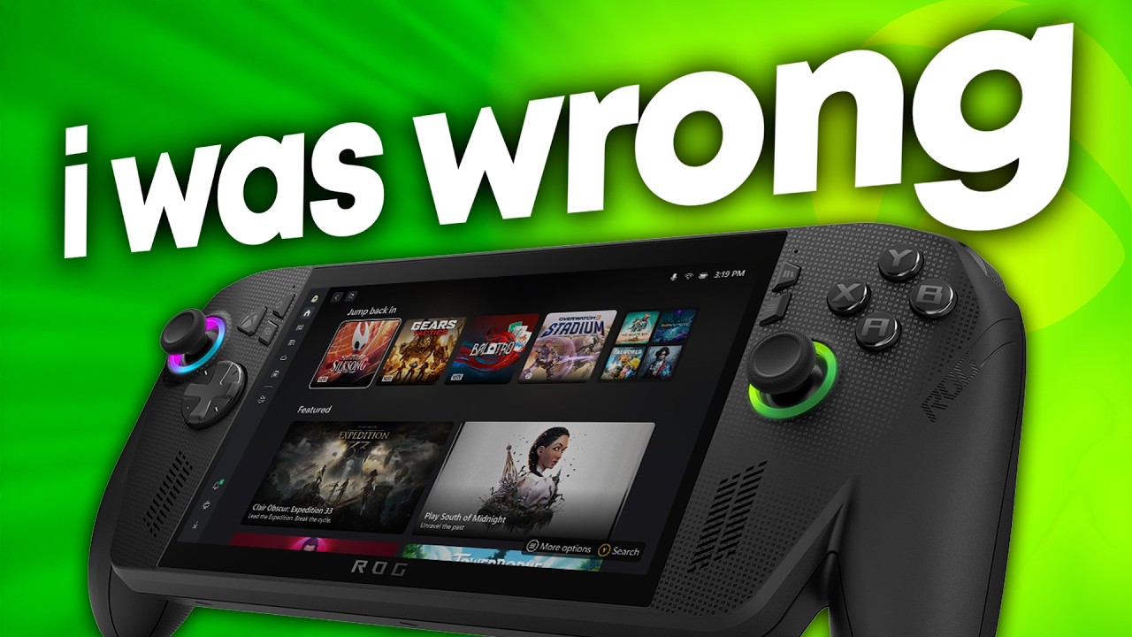 ROG Xbox Ally X will CHANGE EVERYTHING! - Steam Deck & PS5 are worried. - YouTube