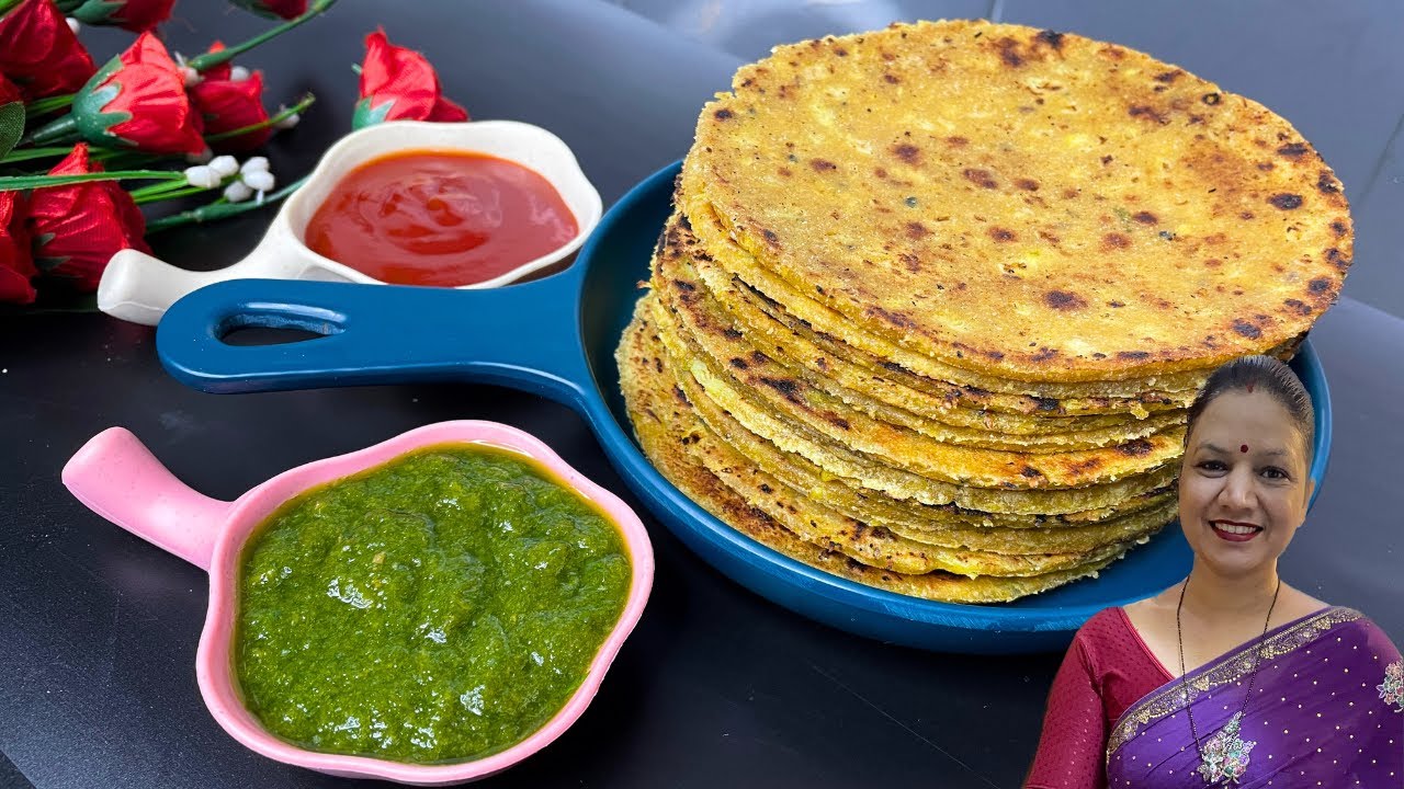 2 Types of Gobhi ke parathe/ Gobi Paratha Recipe - Without Stuffing ...
