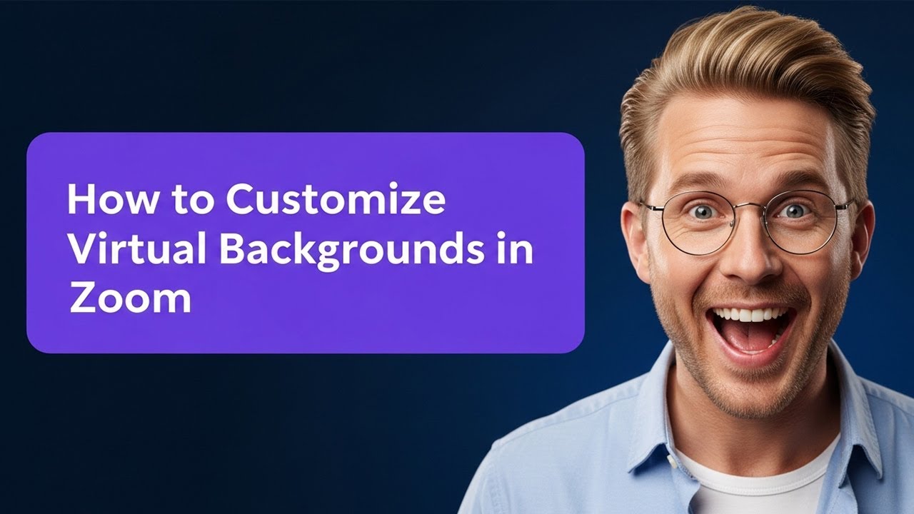 How to Customize Virtual Backgrounds in Zoom - YouTube
