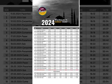 2024 ramazan imsakiye istanbul #allah #islam #islamicvideo #islamic #islamicyoutube #muslim