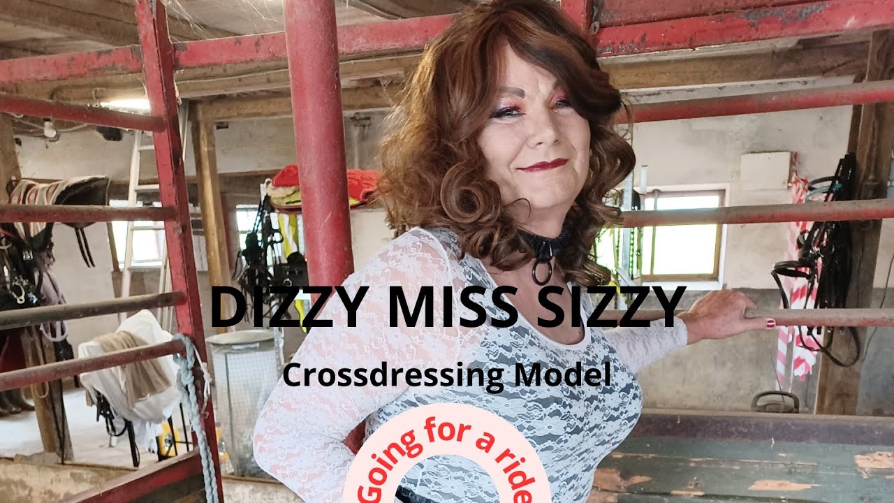 GOING FOR A RIDE? CROSSDRESSING DIZZY IN THE BARN. - YouTube
