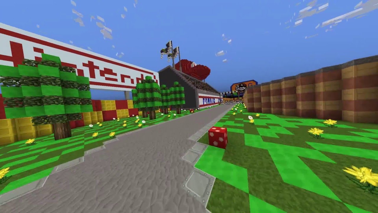 Minecraft Mario Kart || Full HD || Bejoined - YouTube