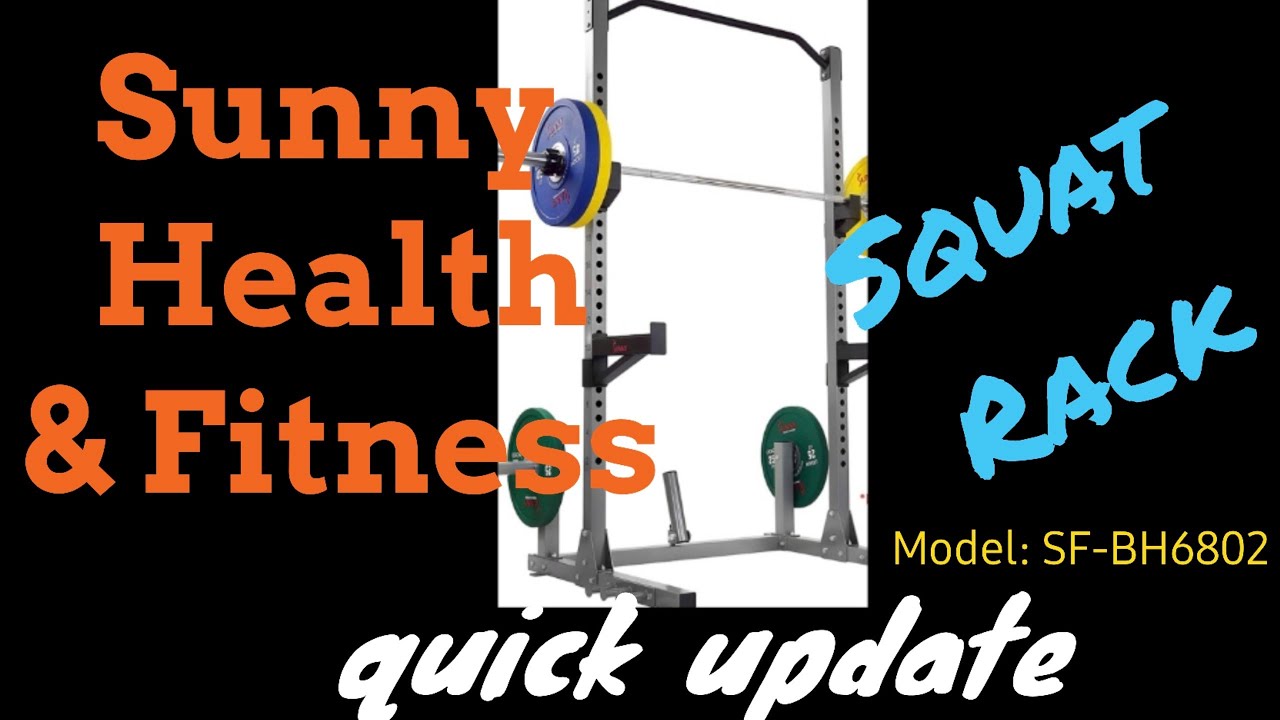 Sunny Health & Fitness Power and Squat Rack with High Weight Capacity ...