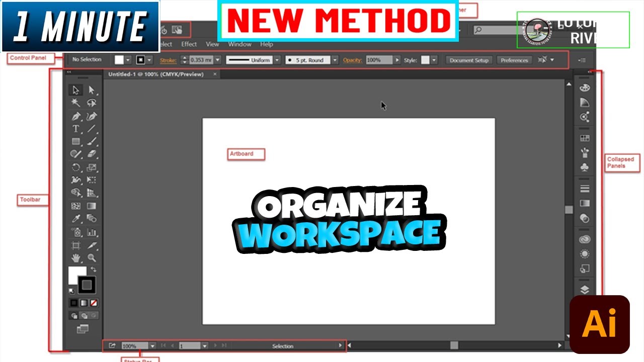 How to Organize Workspace in Adobe Illustrator 2025 ( Step-by-Step ...