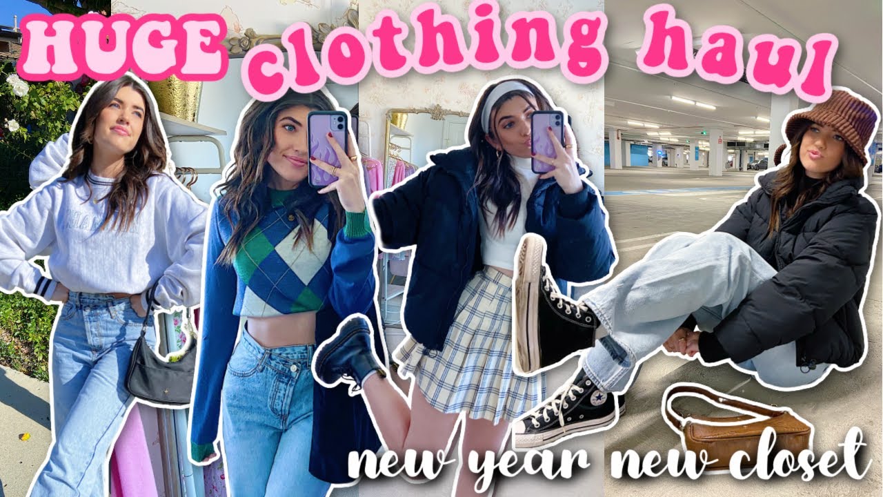 $1200 trendy & cute try on clothing haul 2021 - new year new closet ...