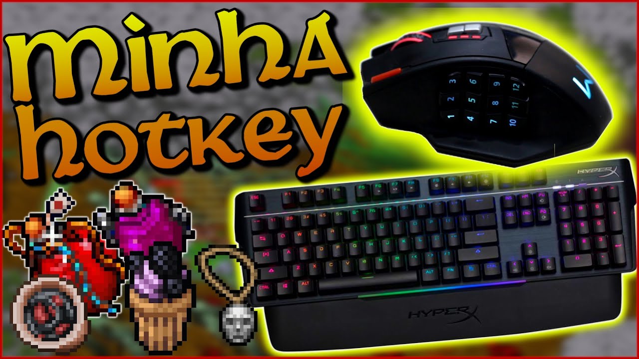 MINHA HOTKEY NO TIBIA + DICAS para configurar as magias de KNIGHT - YouTube