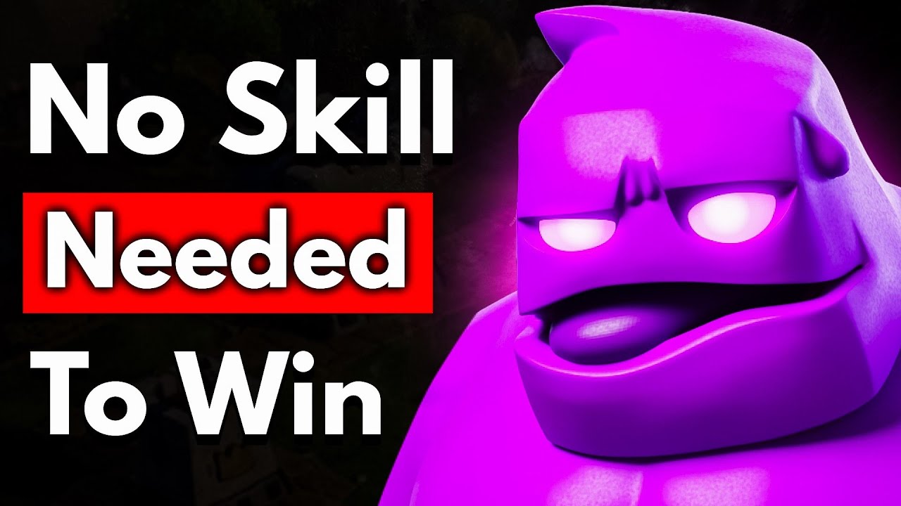 The *DARK* Age Of Elixir Golem is Back in Clash Royale - YouTube