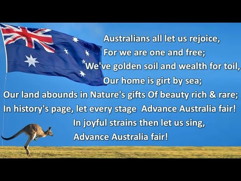 National anthem of Australia, Advance Australia Fair (instrumental ...