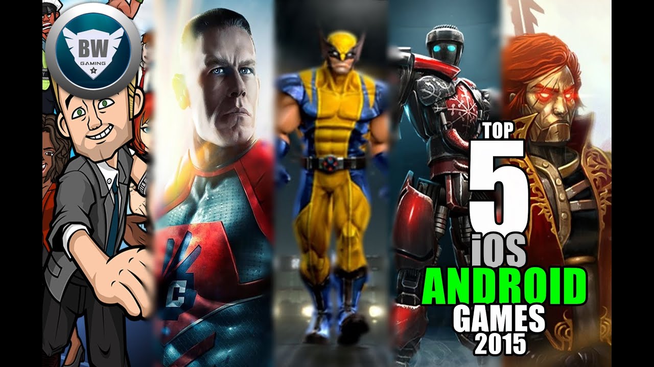 TOP 5 iOS,ANDROID GAMES 2015 1080HD PART 2 - YouTube