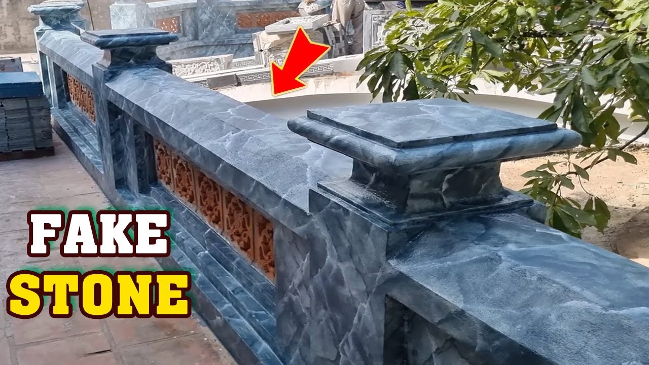 Amazing Techniques Imitation Stone Paint - How To Fake Stone Create ...