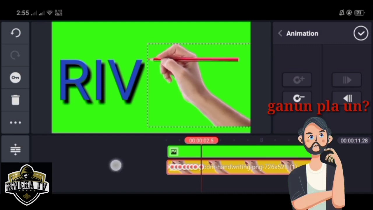 How to make Handwriting animation - YouTube