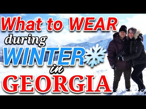WHAT TO WEAR during WINTER in GEORGIA - YouTube