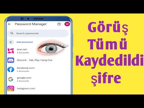Cep Telefonunuzda Kayıtlı Şifreleri Nasıl Görüntüleyebilirsiniz ||