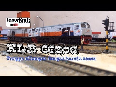 Kereta Api Luar Biasa | KLB Lokomotif CC206 HO Scale | Main Miniatur ...