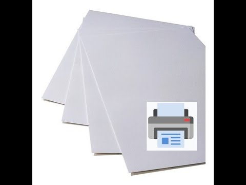 Como imprimir Cartulina Opalina en impresora EPSON L395 , para evitar atascos de papel - YouTube