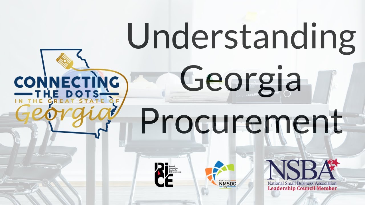 Understanding Georgia Procurement Opportunities $50,000 or higher ...