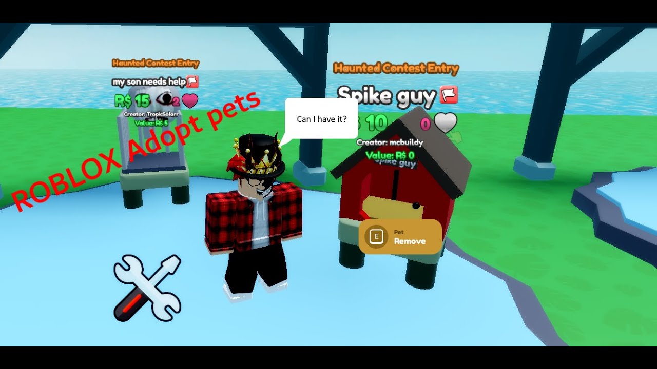 I played Roblox Adopt pets (It's a donation game) - YouTube