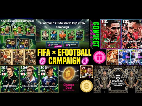 FIFA Campaign: What is coming on Tomorrow & Next Thursday in eFootball 2026, Big Campaign, Free Epic