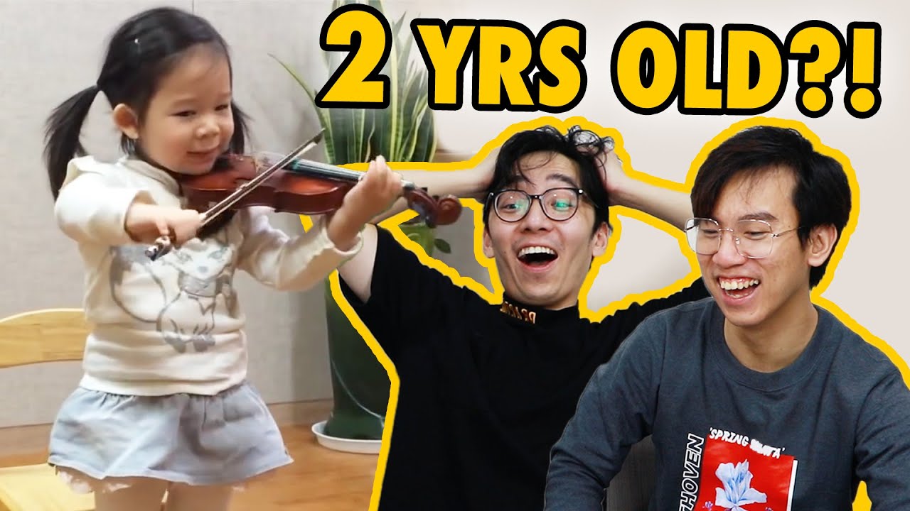 Professional Violinists React to a 2-Year-Old PRODIGY Progress Video ...