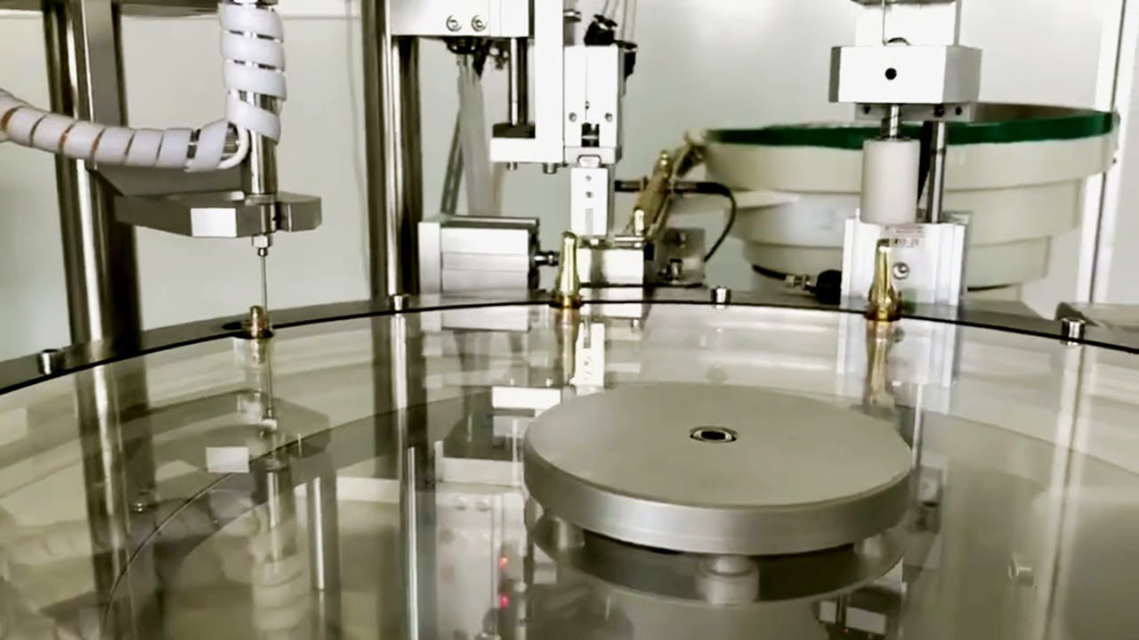 vape pen oil filling capping machine rotary type automatic cigar ...