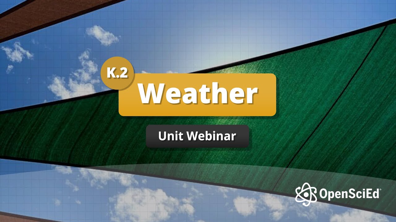 Unit K.2 Weather Unit Webinar - YouTube