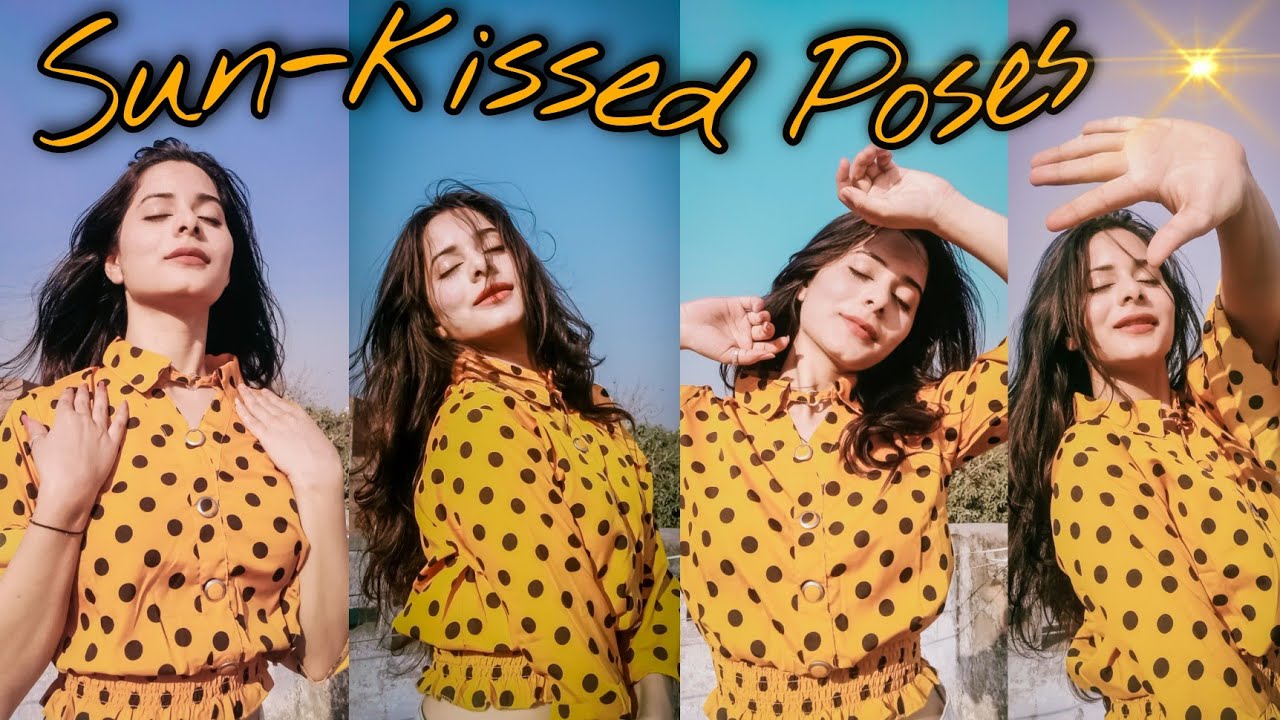 Sun-kissed Selfie Poses For Girls 🌞 Pose Idea In Sun Light|| #youtube # ...