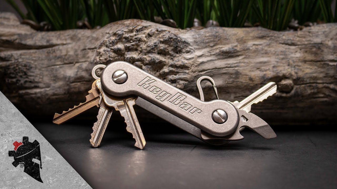 Titanium Stonewashed KeyBar Key Organizer - Upgrade Your EDC & Stop the ...