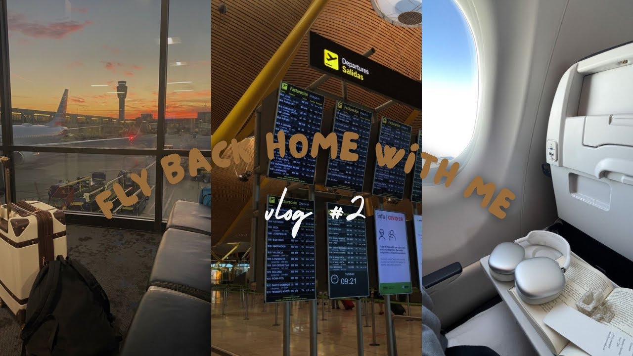 Travel vlog 2: Flying back home with me - YouTube