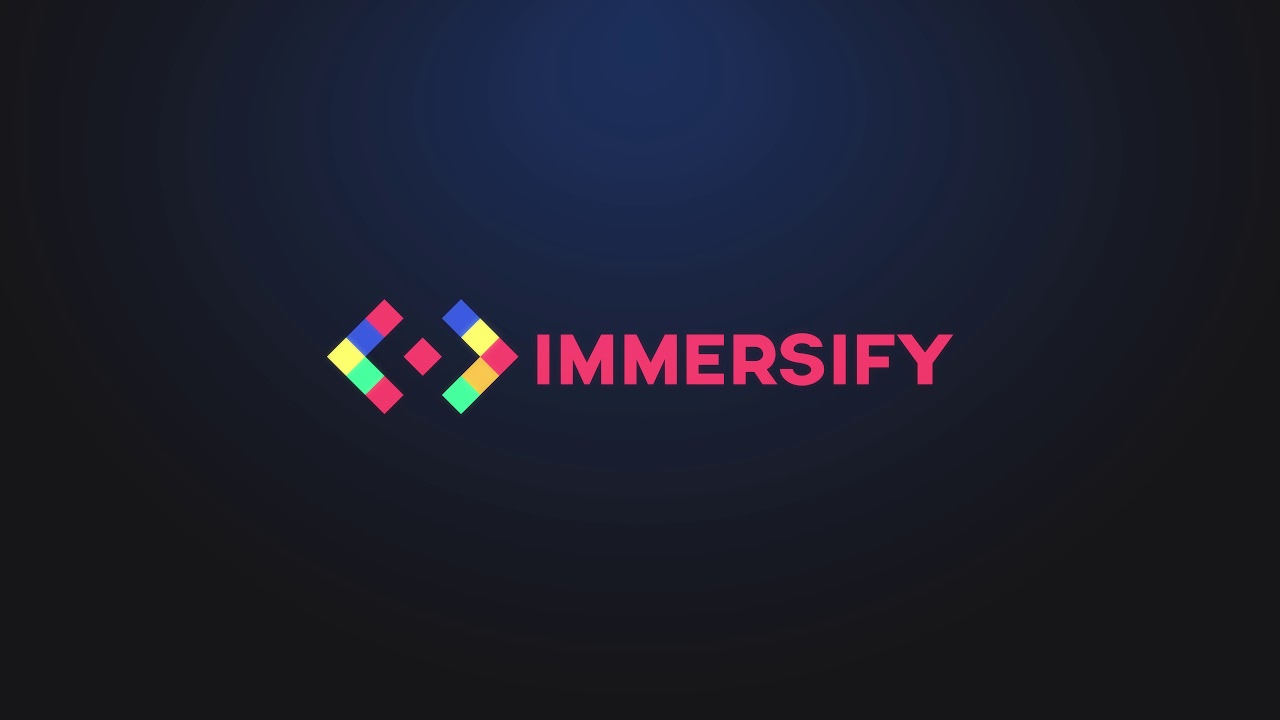 Immersify logo 8K 7680x4320 60fps - YouTube