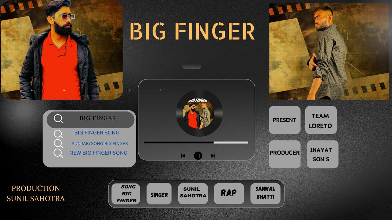 Big Finger Song | 4K Video | Sunil Sahotra Ft Sanwal Bhatti |SB ...