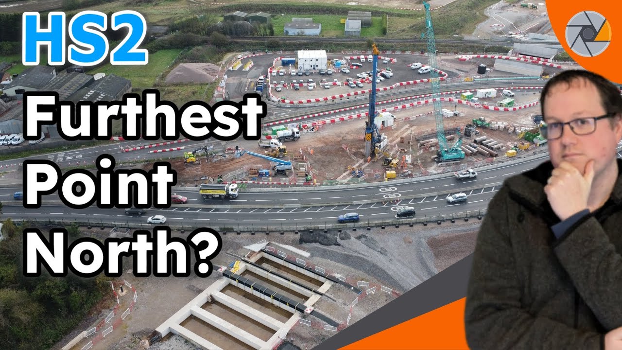 HS2 Most Northerly Structure | A38 Lichfield - YouTube