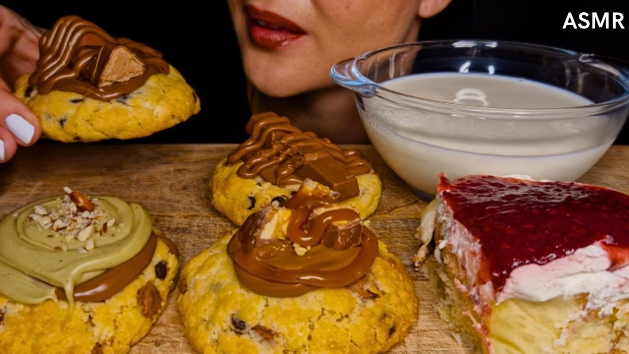 ASMR Cookies & Milk | no talking - YouTube