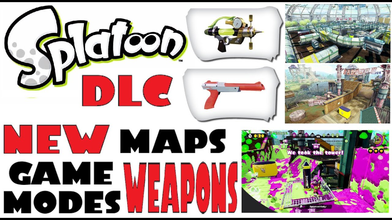 CONFIRMED: Splatoon DLC NEW MAPS, WEAPONS, GAME MODES! - Official Prima ...