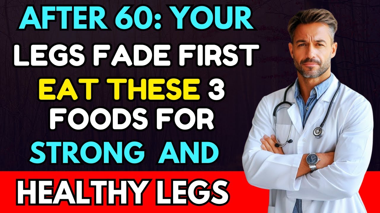 THE LEGS BECOME WEAK FIRST! Eat THESE 3 FOODS to keep them STRONG - YouTube