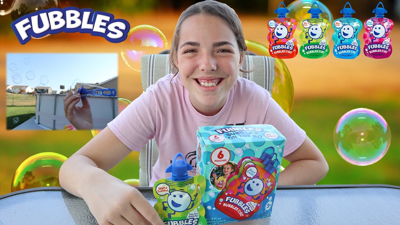 Summer Fun with Fubbles Bubbles on the Go! - YouTube