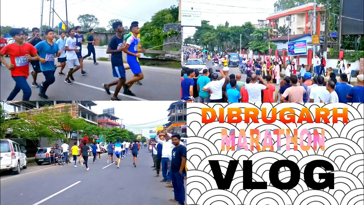 Marathon Vlog 4km/7km/11km/21km/ Dibrugarh (Assam) - YouTube
