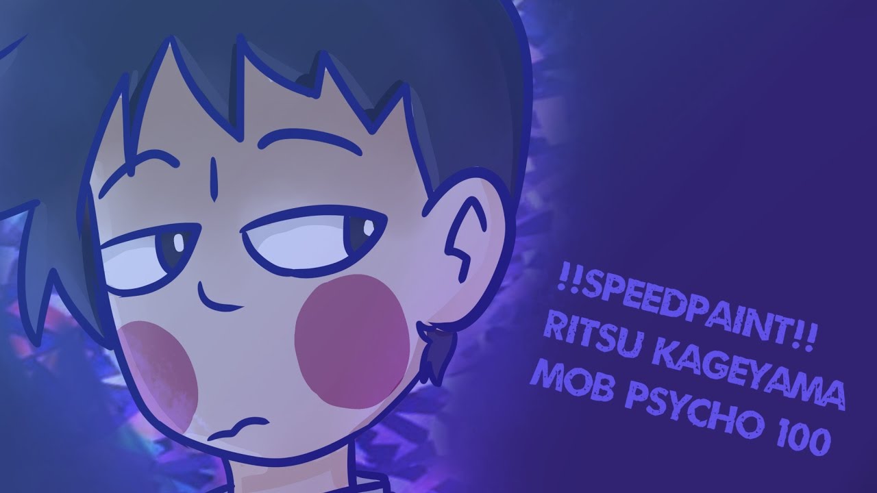 (speedpaint) Ritsu!! [mp100] - YouTube