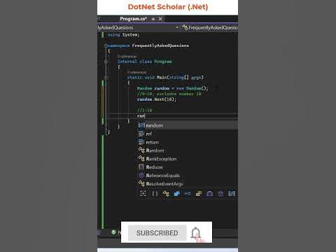 C# Programmers FAQ - 003 - Dotnet Scholar #Shorts #CSharp #Dotnet #developer #programmer - YouTube