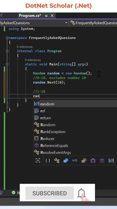 C Programmers Faq 003 Dotnet Scholar Shorts Csharp Dotnet Developer Programmer Youtube