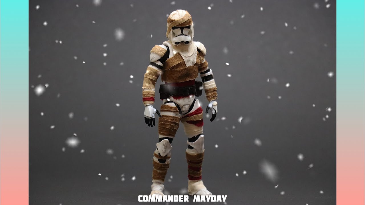 Black Series Custom Commander Mayday Tutorial - YouTube