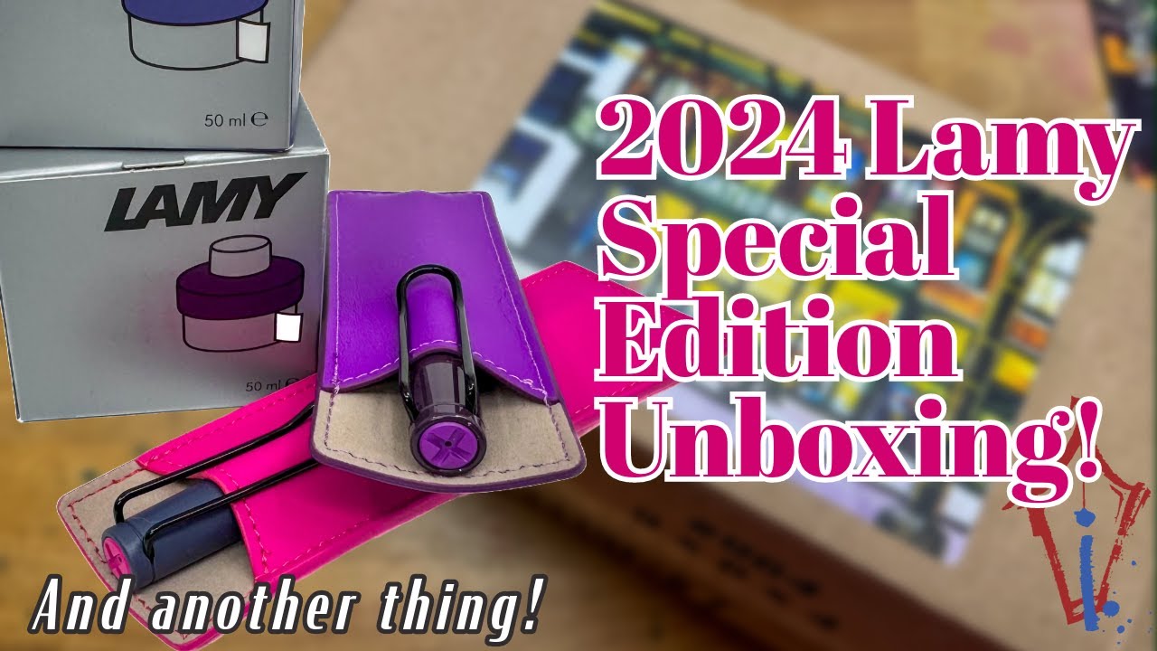 All the New Lamy Special Edition stuff, and Another Thing: Let's Unbox ...
