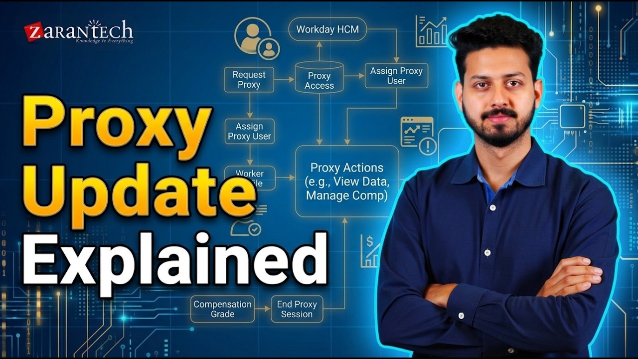 Proxy Update in Workday HCM | ZaranTech - YouTube