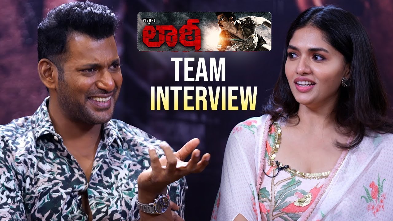 Hero Vishal and Laththi Movie Team Fun Interview | Sunaina | Manastars - YouTube