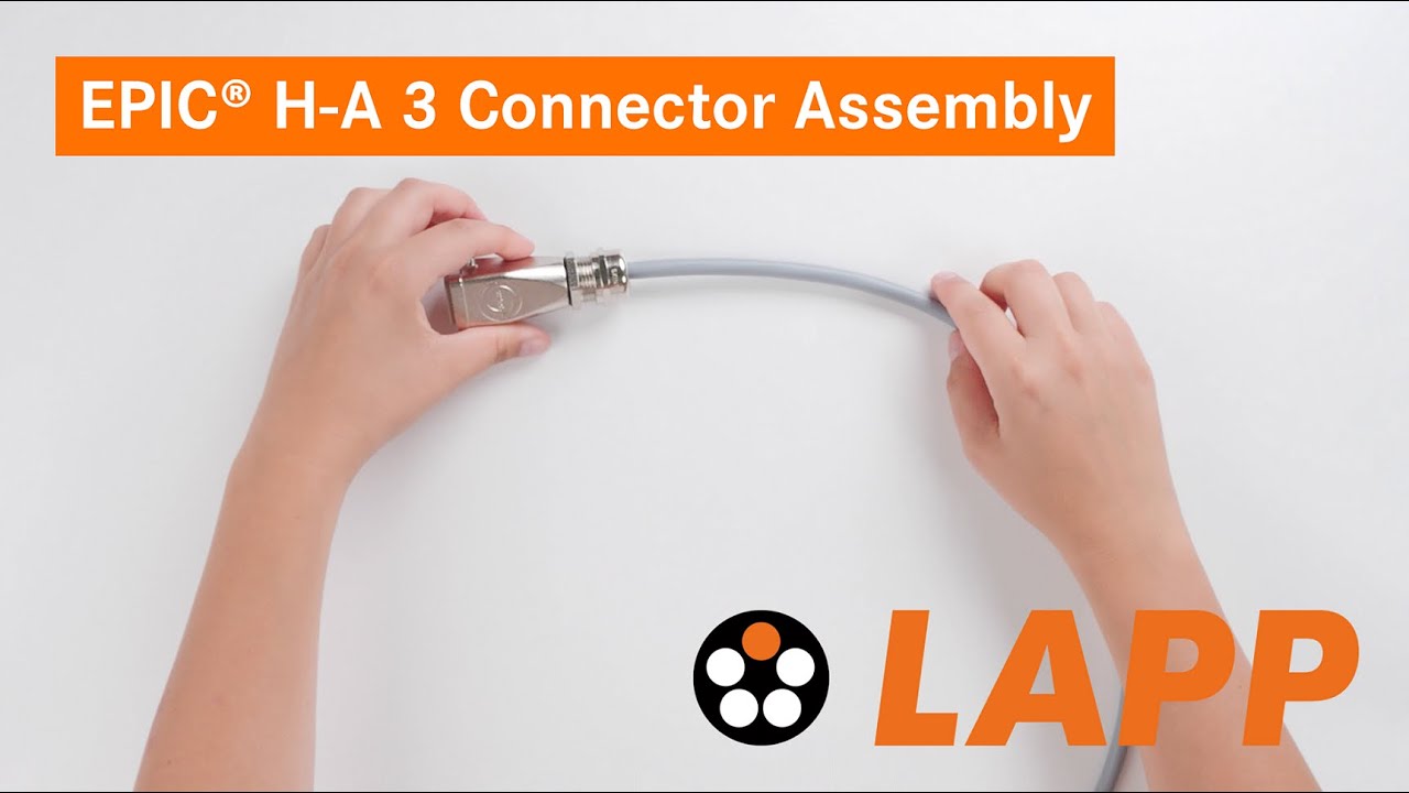 How To - EPIC H-A 3 Connector Assembly - YouTube