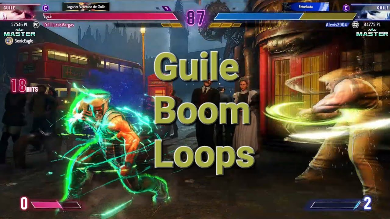 SF6 - Some Guile loops on ranked matches - Compilation - YouTube