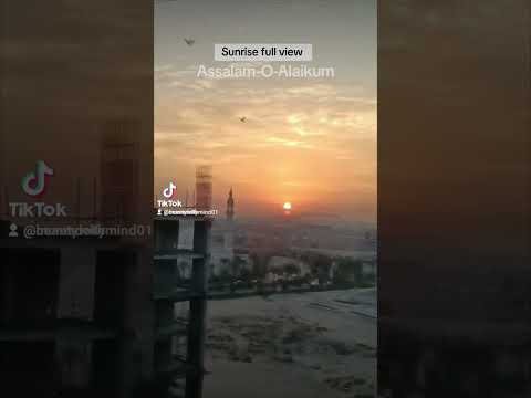 Beautiful Sunrise view from my apartment - YouTube