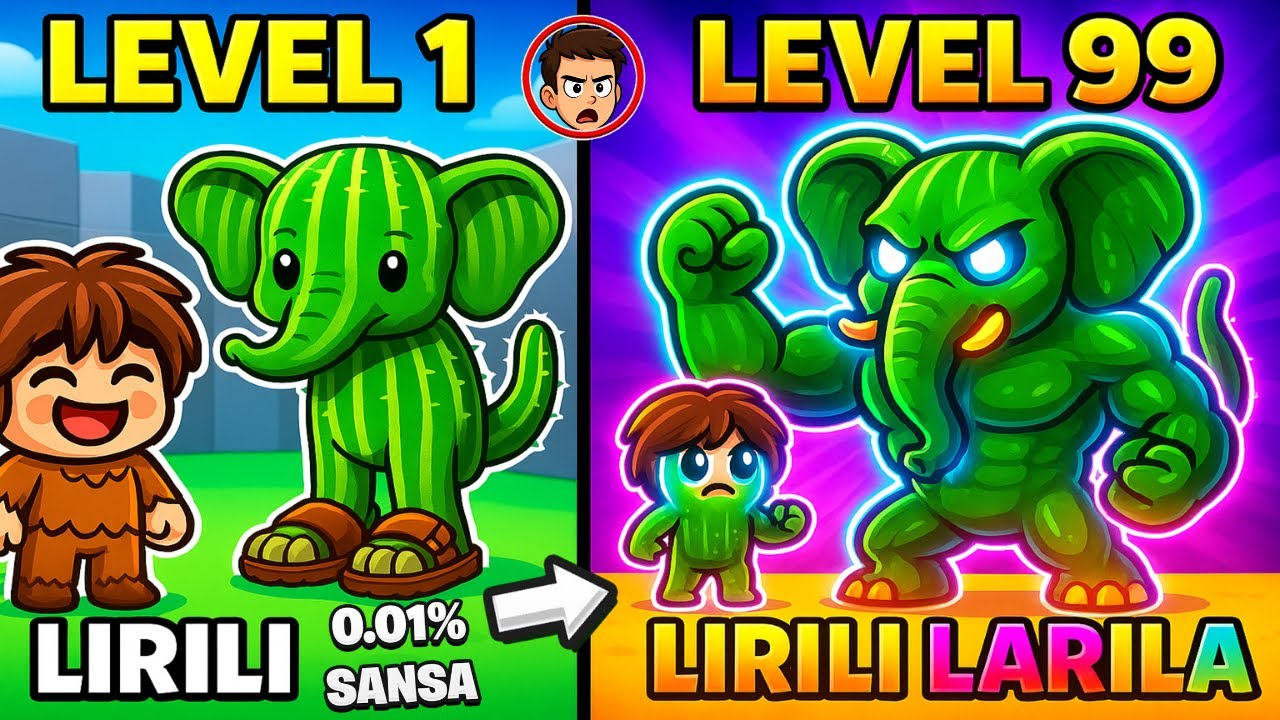 Evolutia lui LIRILI LARILA -!🤯 - YouTube